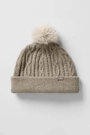 Alo Yoga Cashmere Beanie - Dove Grey Heather | Editorialist